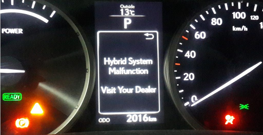 پیام Check Hybrid System و کد خطای P0A80 باتری هیبرید – ایر تویولکس